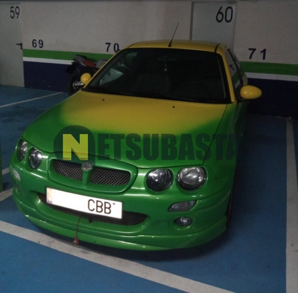 Subasta de MG ZR 2002